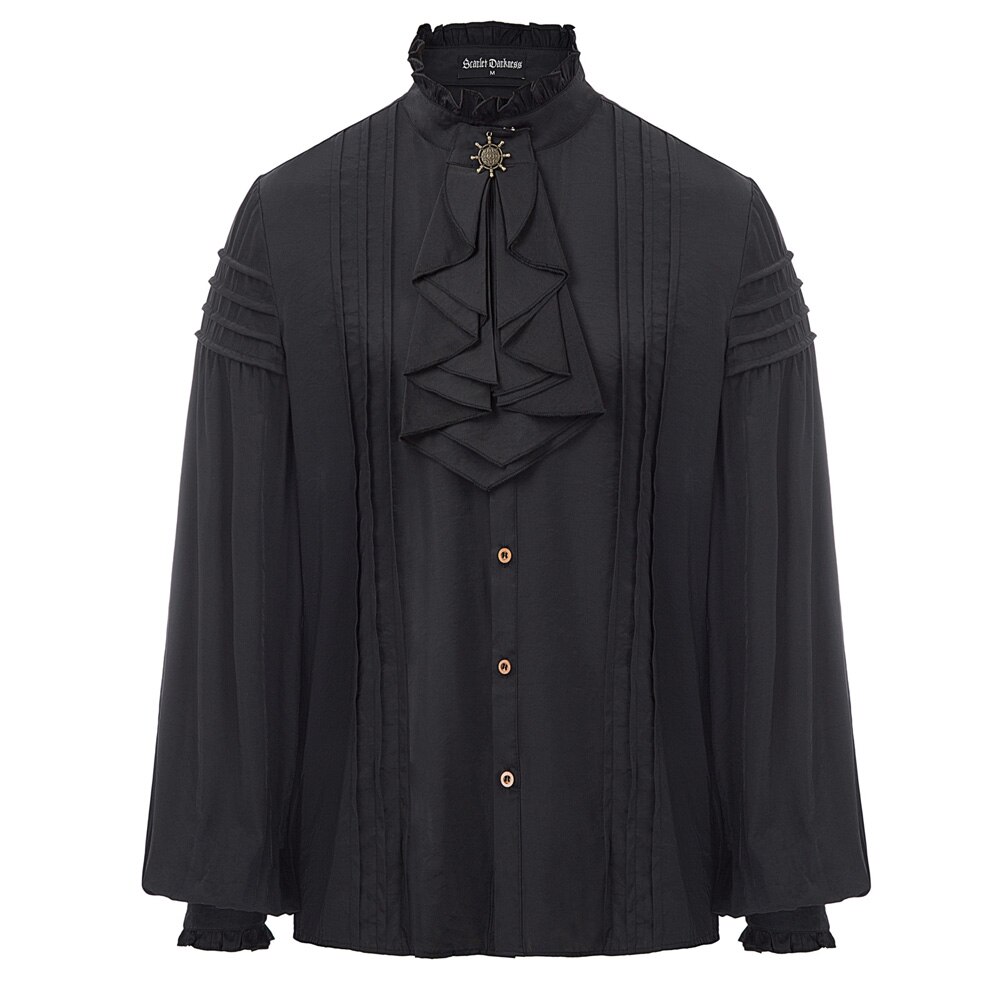 Men Shirt Retro gentleman Victorian Renaissance Me... – Grandado