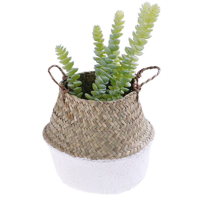 Storage Basket Rattan Straw Wicker Folding Flower ... – Vicedeal Storage Basket Rattan Straw Wicker Folding Flower ... – Vicedeal