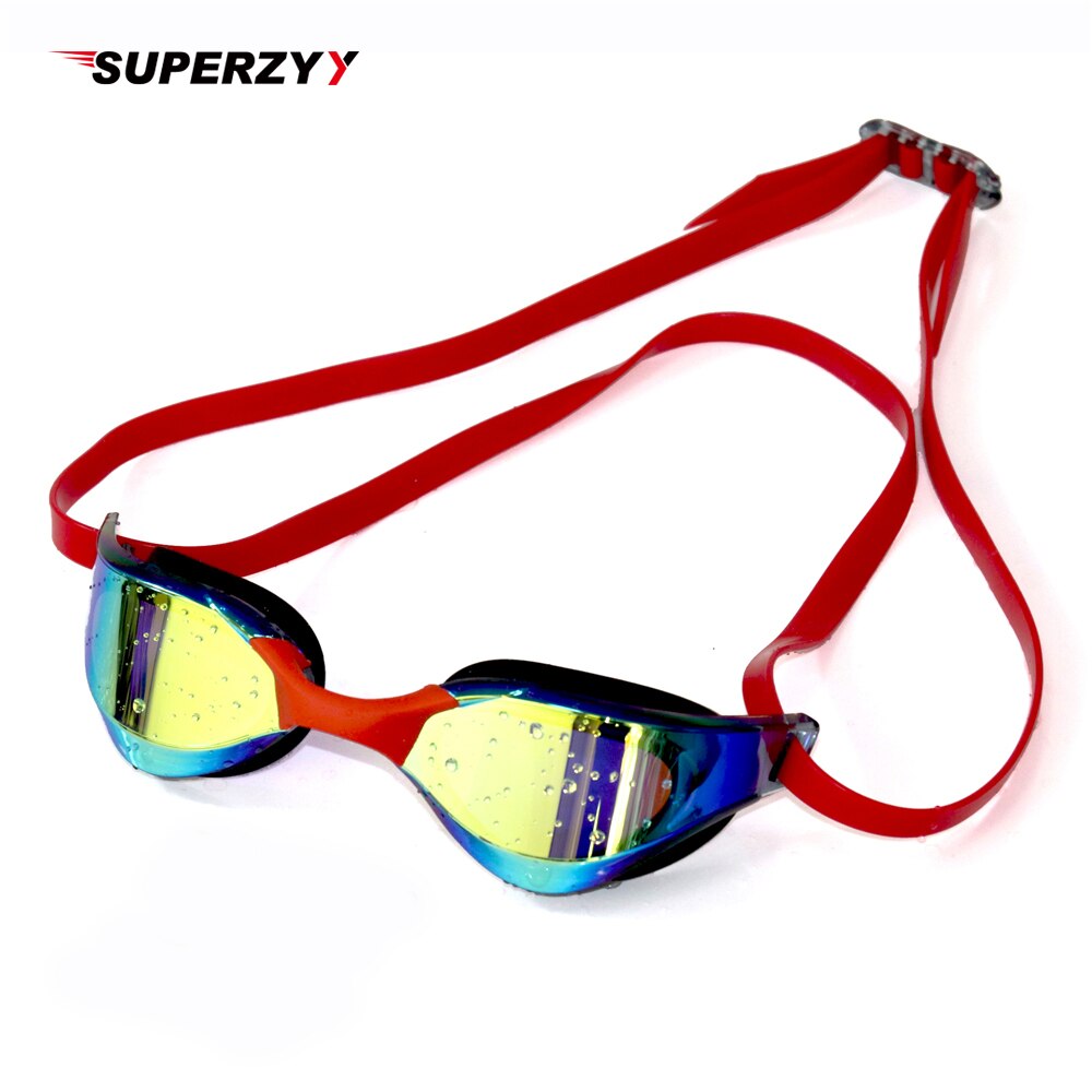 SUPERZYY Silicone Swimming Goggles Anti-fog Electr... – Grandado