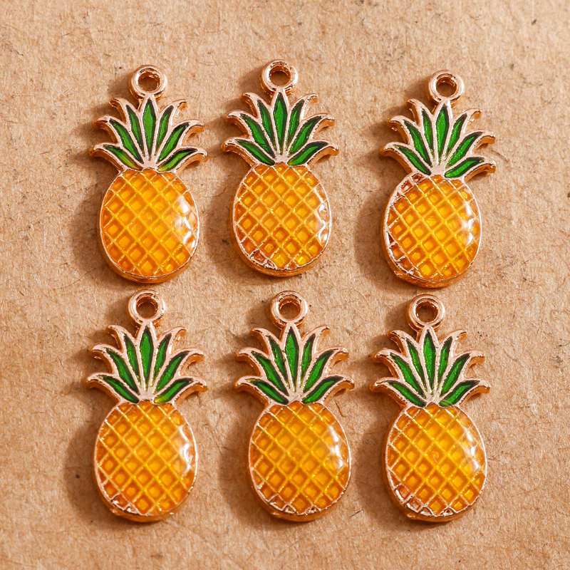 10pcs Enamel Fruit Charms for Jewelry Making Cute ... – Grandado