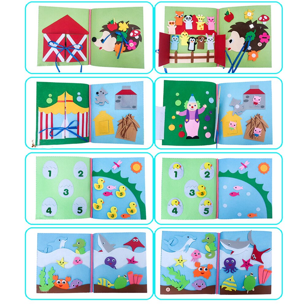Handmade DIY Felt Book Soft Nonwoven Toys For Kids... – Grandado