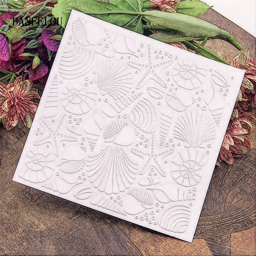 PANFELOU Sea shells Embossing folders Plastic For ... – Grandado