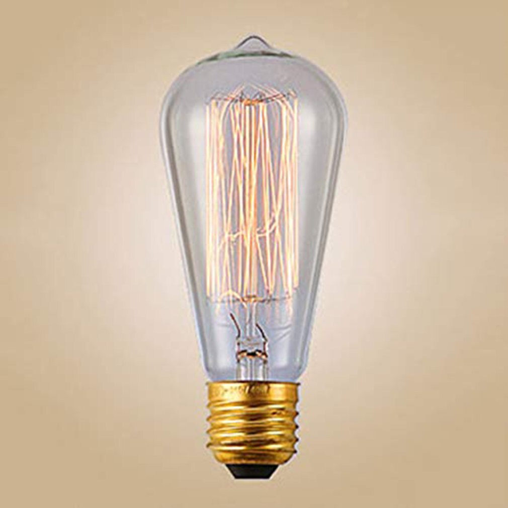 ST64 Incandescent Filament Lighting Tungsten Lamp ... – Vicedeal