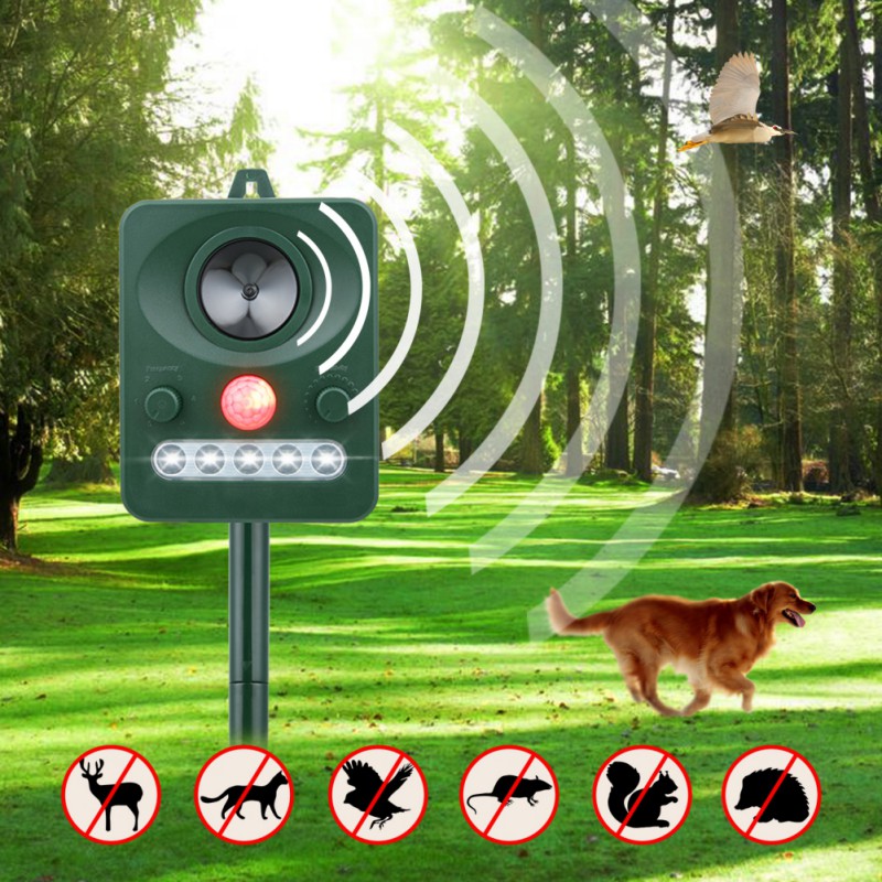 Solar Energy Animal Driver Ultrasonic Infrared Lig... – Grandado