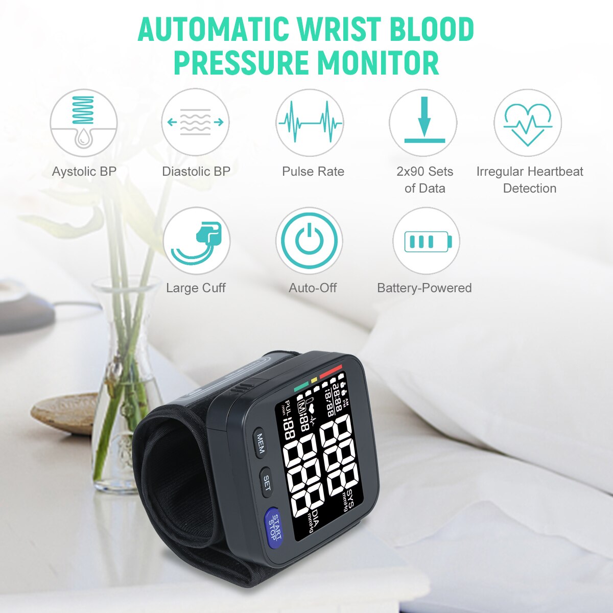 Blood Pressure Monitor Portable Sphygmomanometer S... – Grandado