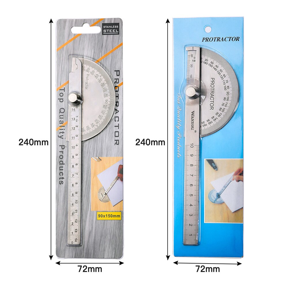 Vastar 180 Degree Adjustable Protractor Stainless ... – Vicedeal