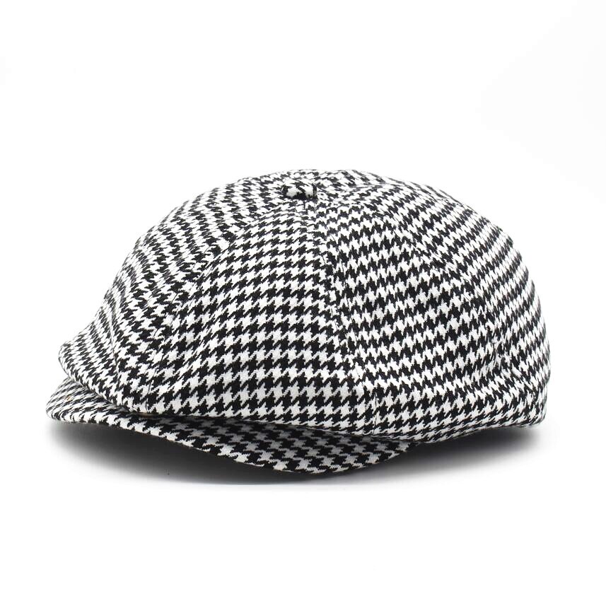 Women Black White Checked Hat Adults Cool Summer B... – Vicedeal