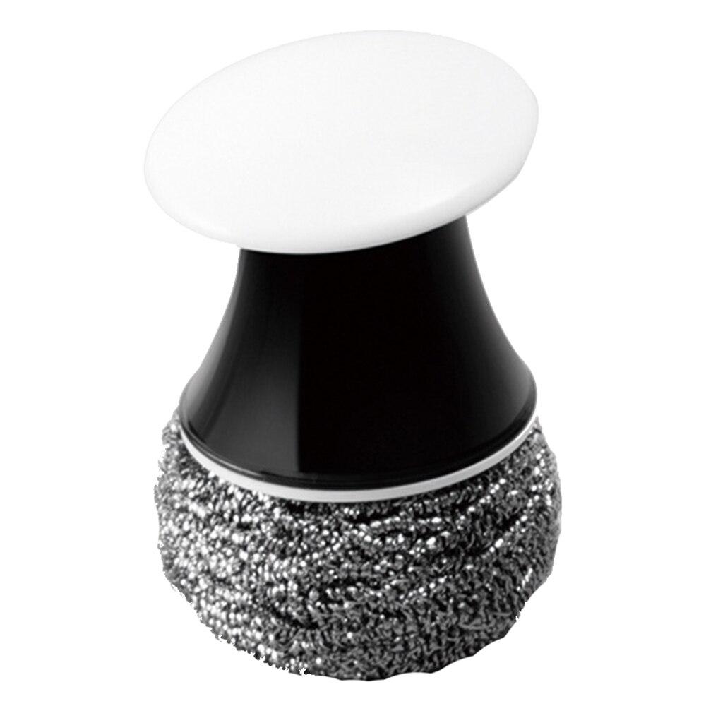 pot brush short handle stainless steel wire ball c... – Vicedeal