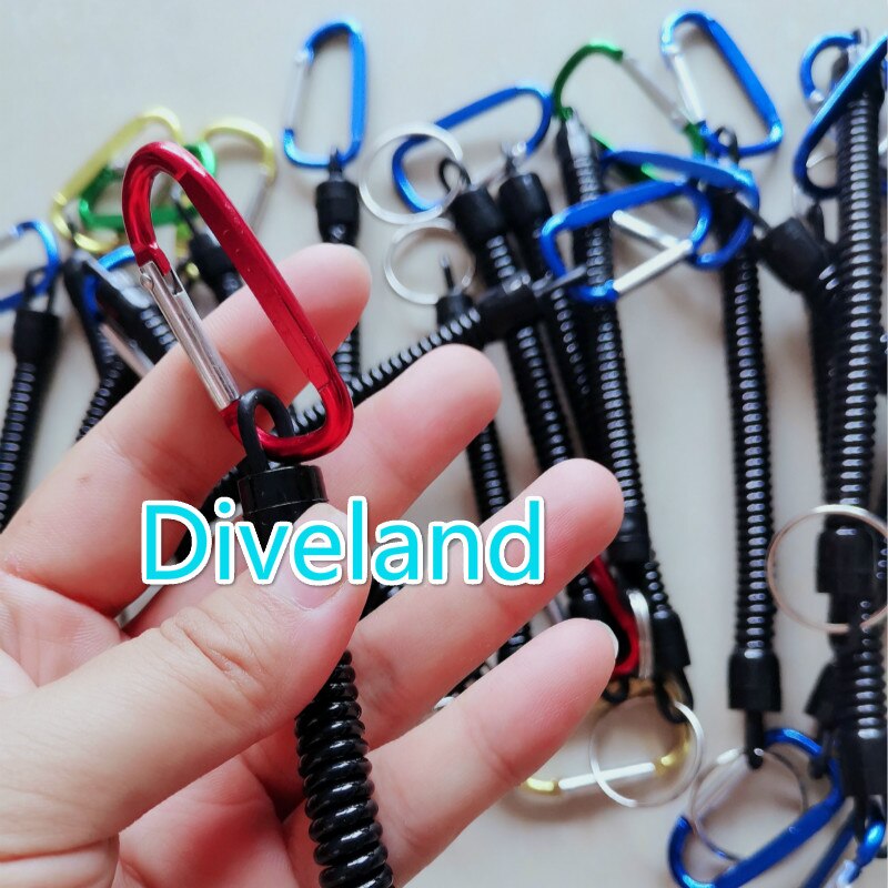 Scuba Diving Anti-Lost Spring Coil Lanyard with Al... – Vicedeal