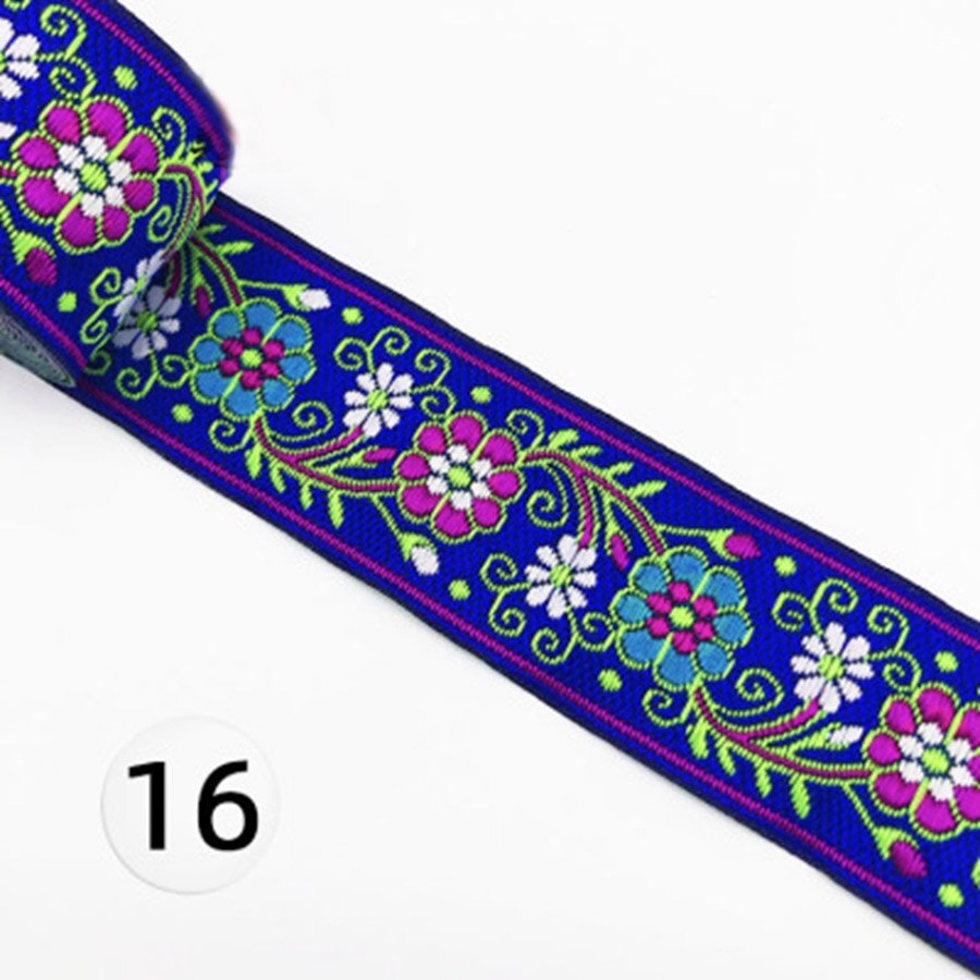 3.3cm 6.8meters/roll Nations Style Jacquard Ribbon... – Grandado