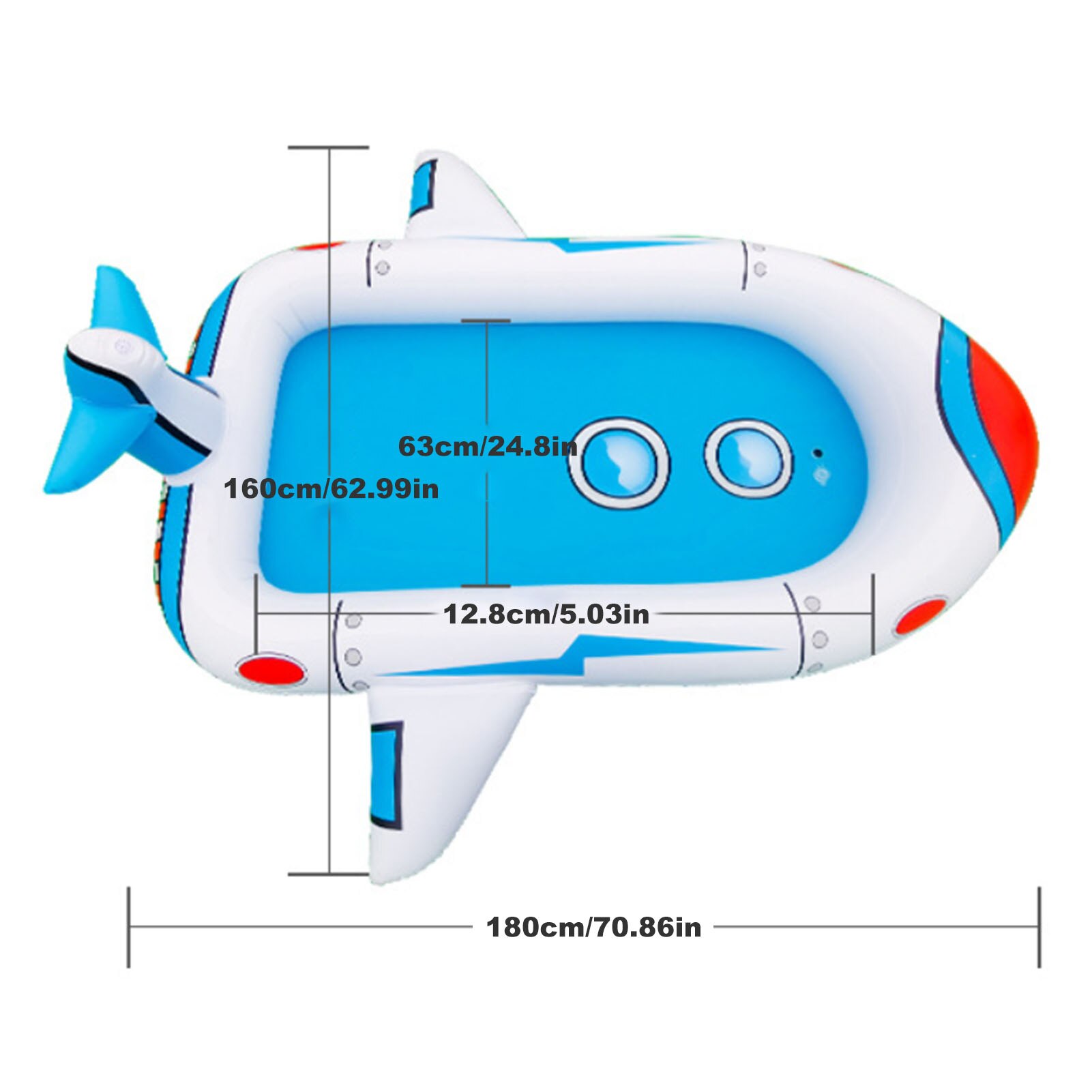 Kids Inflatable Sprinkler Cute Swimming Pools 3 In... – Grandado