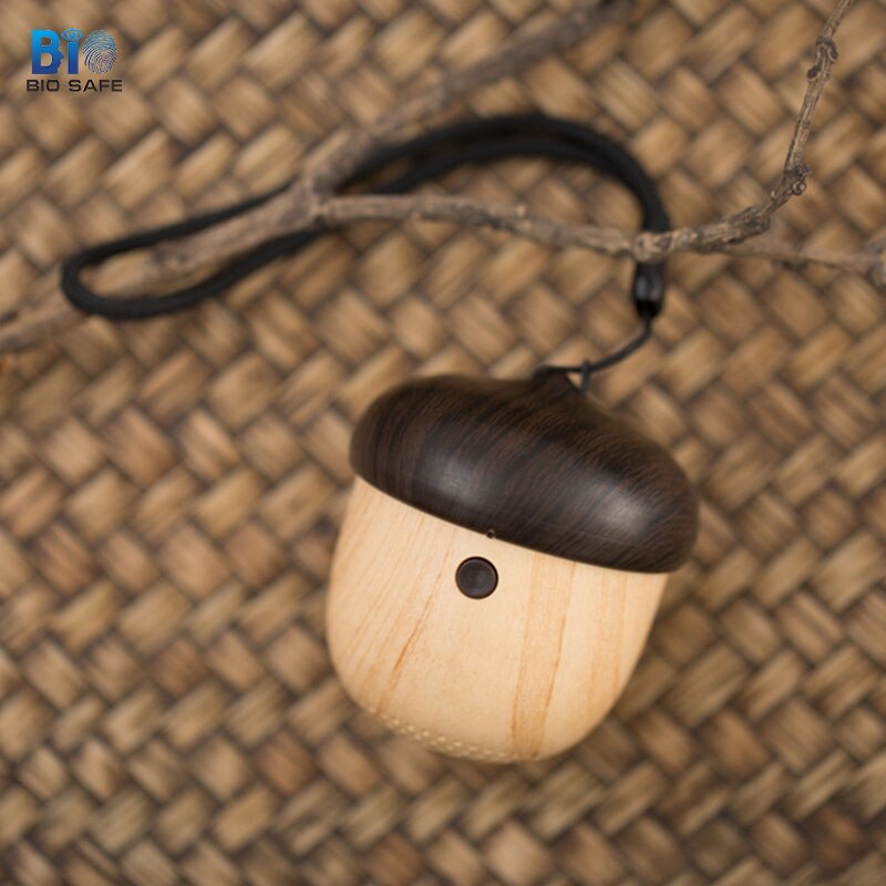 Portable Mini Cute Nut Speaker Wood Rechargeable W... – Grandado