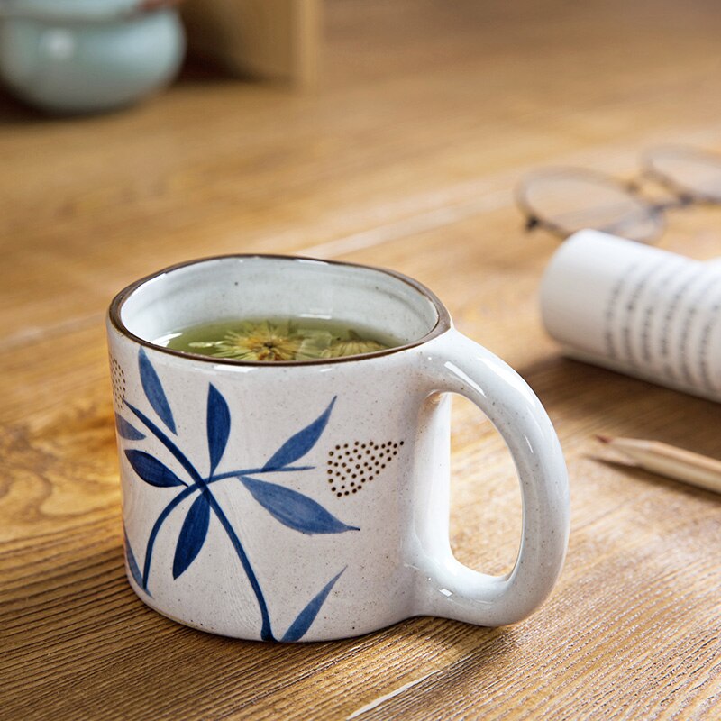 Home style Japanese style tea cup ceramic small fa... – Grandado