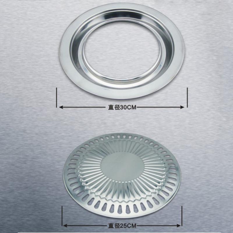 Non-stick Gas Grill Pan Healthy Smokeless Barbecue... – Grandado