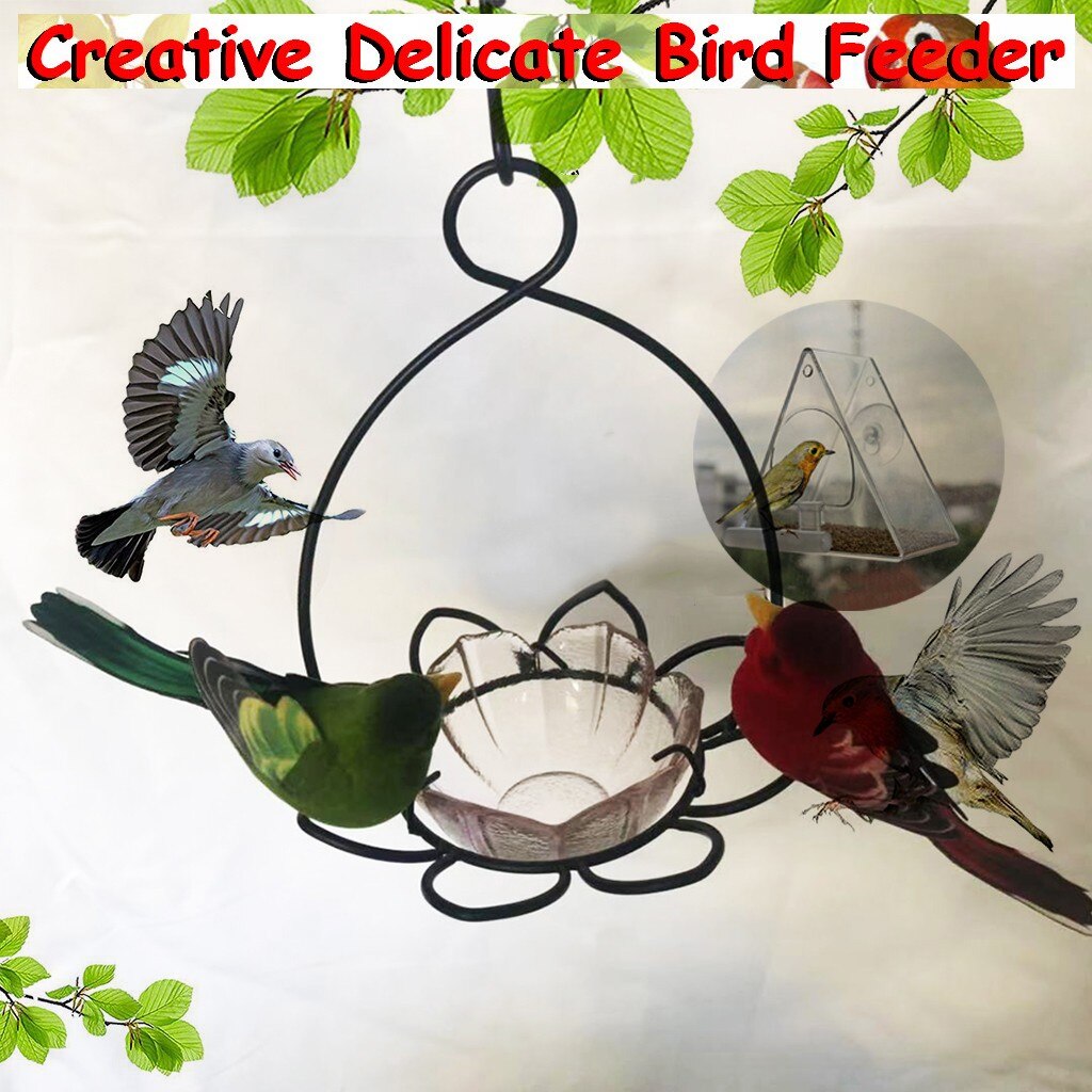 Bird Feeder Hanging for Garden Yard Decoration Hex... – Grandado
