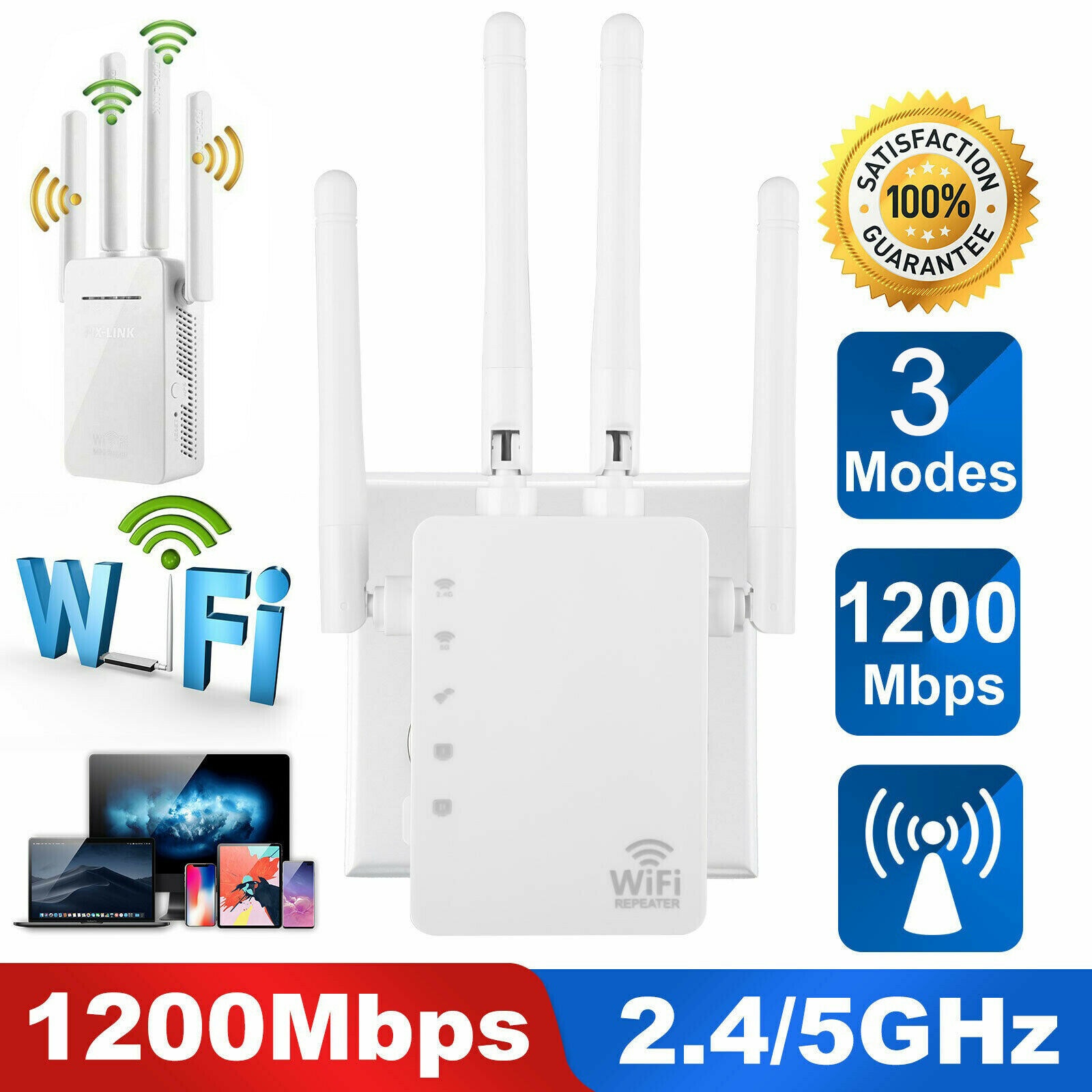 Lange Range Extender 802.11ac Draadloze Wifi Repea... – Vicedeal