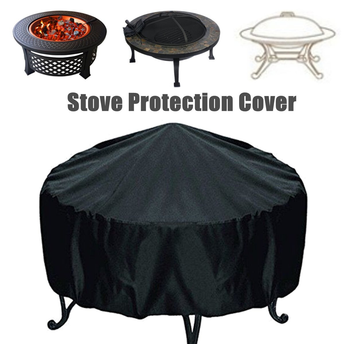Outdoor Waterproof Patio Fire Pit Cover Uv Protect... – Grandado