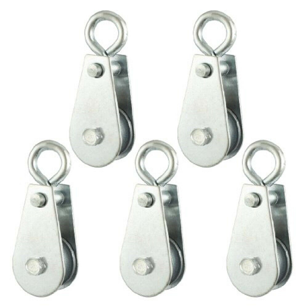 5Pcs Katrol Blok Silver Tone Metal Swivel Lifting ... – Grandado