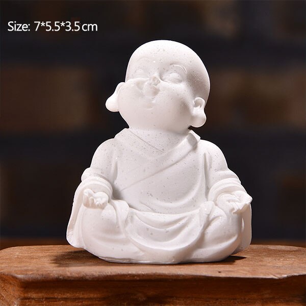 Mini Monk Crafts Home Decoration Buddha Miniature ... – Grandado