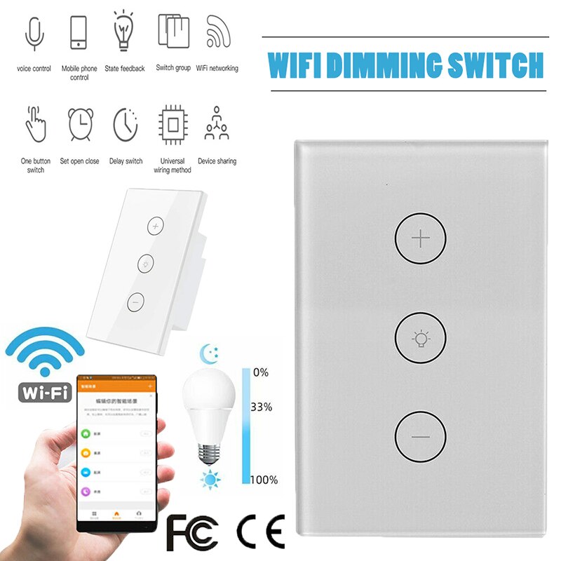 1pc Wifi Wall Touch Switch For Google Voice Contro... – Grandado
