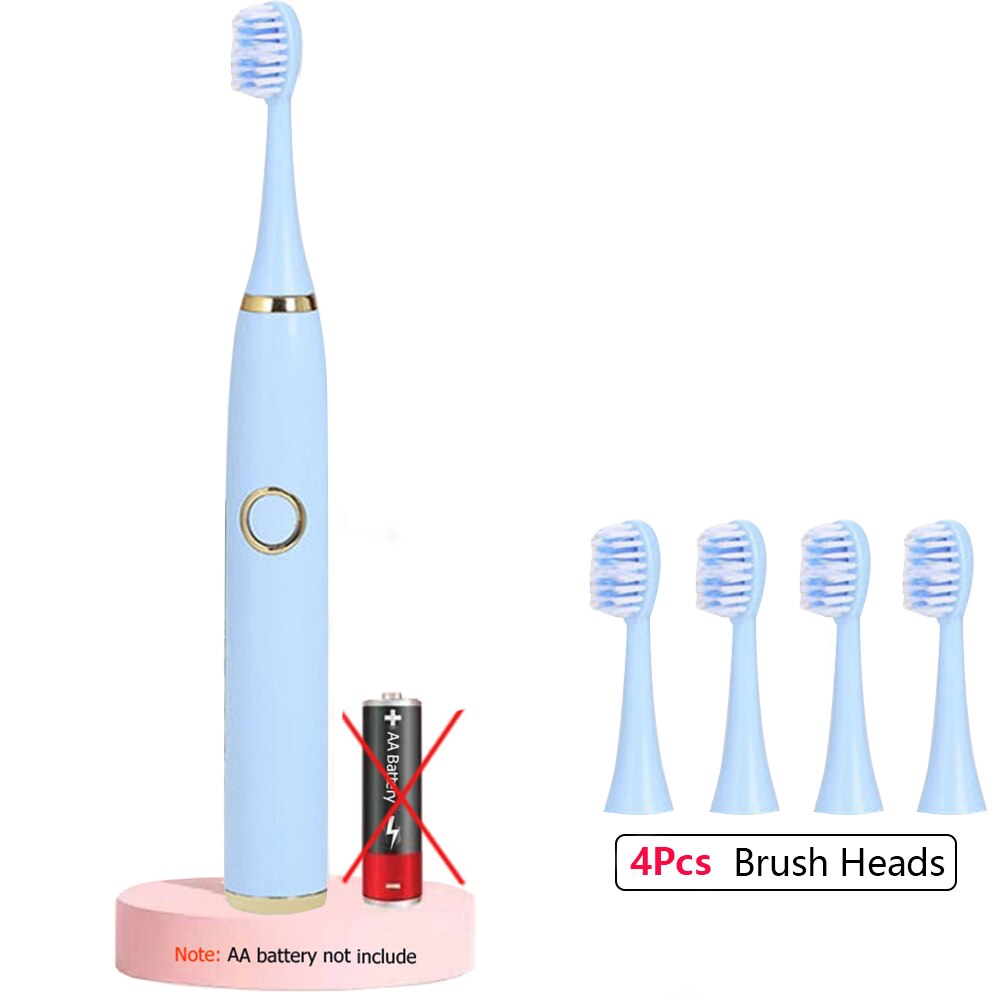 IPX6 Waterproof Electric Toothbrush Vibration Clea... – Vicedeal