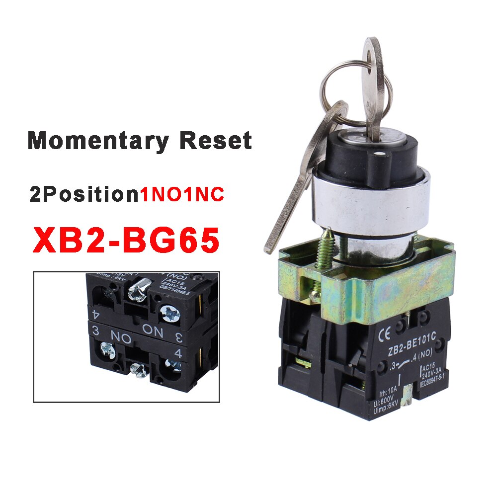 XB2-BG21/25/33/41/45/65/73 1NO/1NO1NC/2NO 2/3 posi... – Grandado