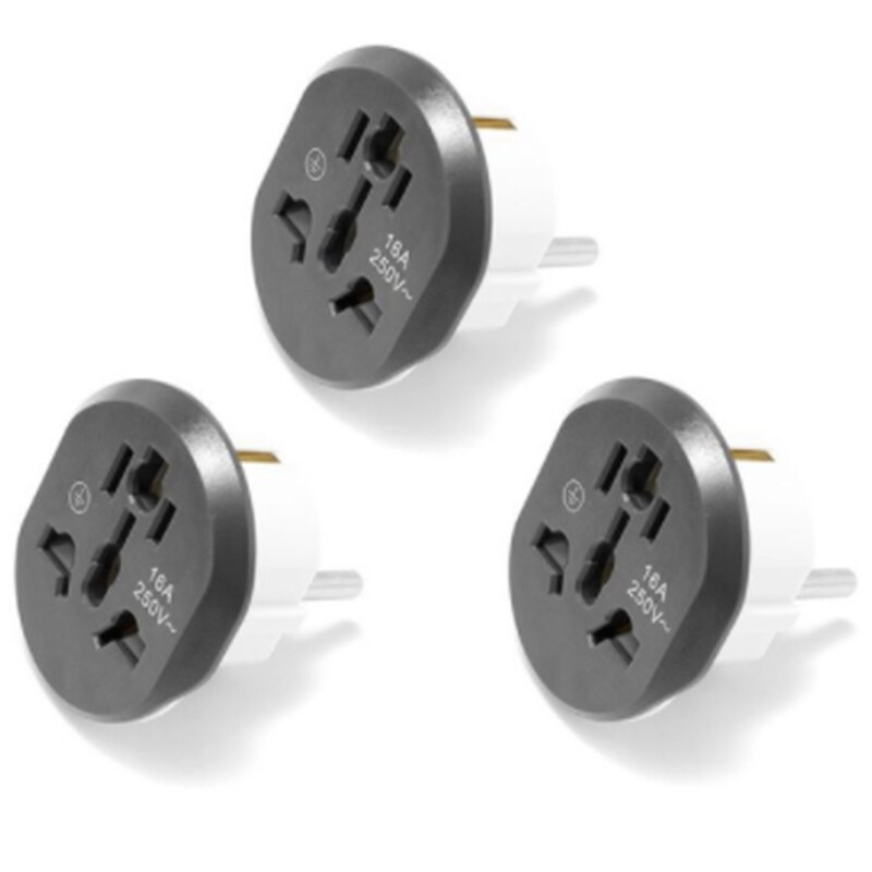 Universal EU Plug Converter EU Adapter 2 Round Pin... – Grandado