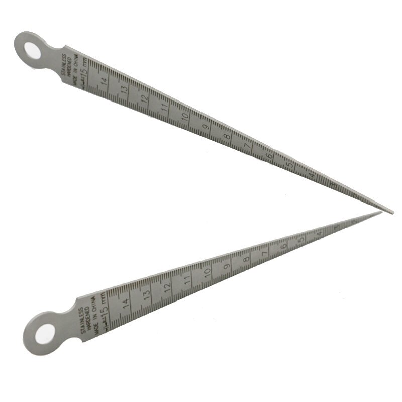 1pc 1-15mm Stainless Steel Taper Gauge Feeler Gap ... – Grandado