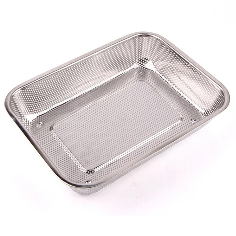 Drain Basket Sink Colander Strainer Rectangular Dr... – Grandado