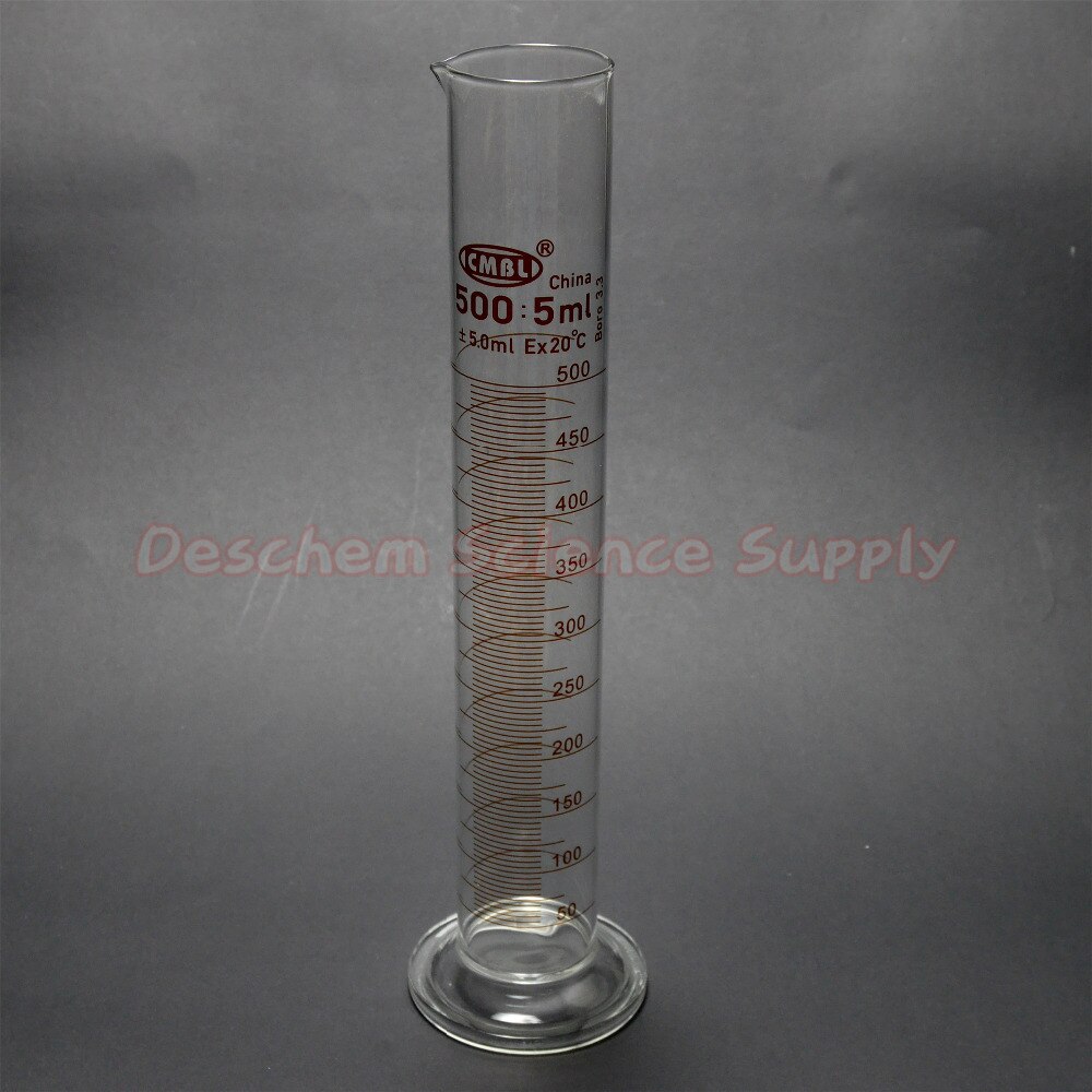 500ml,Measuring Cylinder With Spout Mouth,Length 3... – Grandado