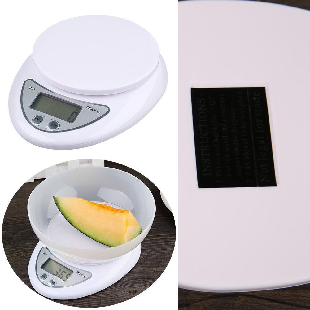 Household Kitchen Electronic Digital Scales White ... – Vicedeal