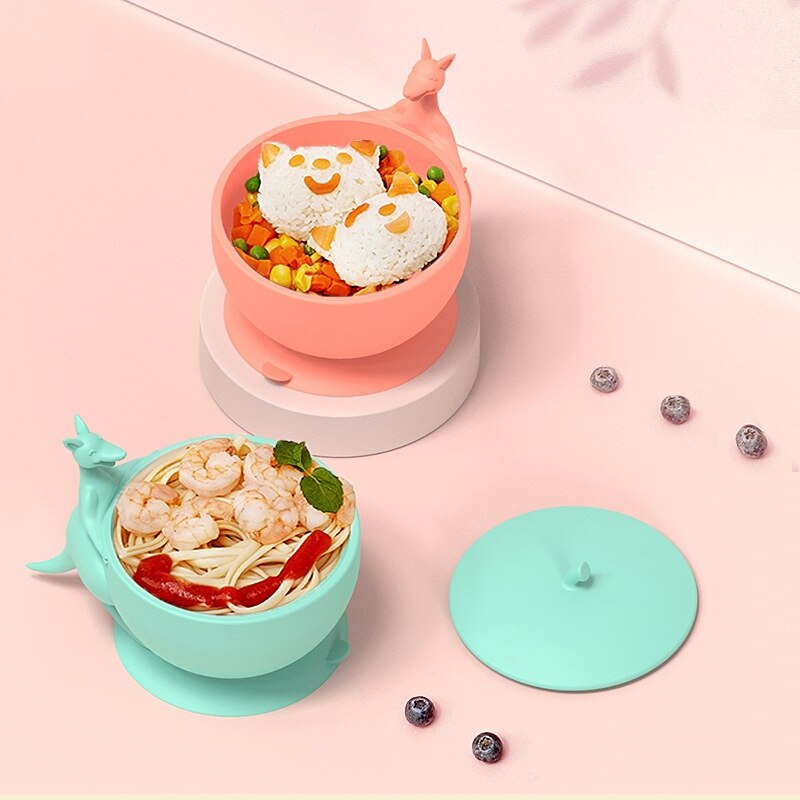 Baby Siliconen Kom Bpa-vrij, Eerste Voeden, Baby L... – Vicedeal