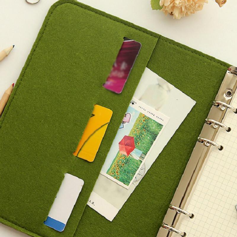 A5 A6 Spiral Travel Journal Notebook Cover Felt 6 ... – Grandado