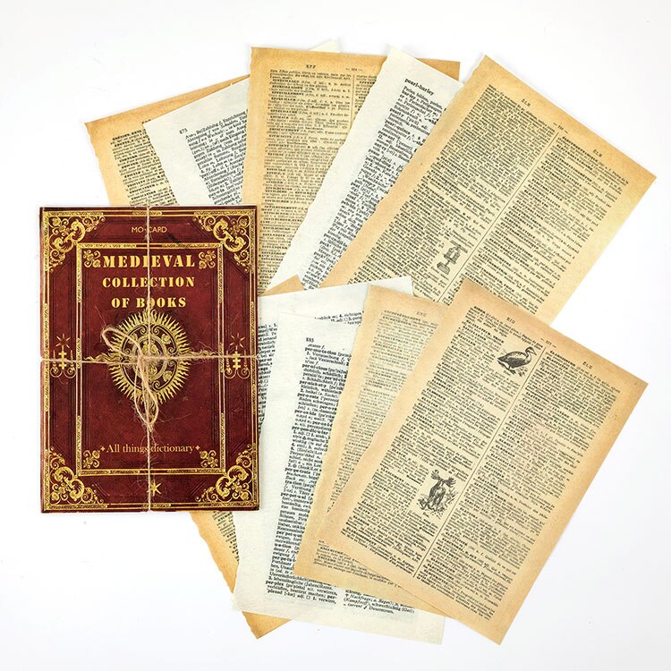 10 Designs Antique Medieval Letter Scrapbooking/Ca... – Vicedeal