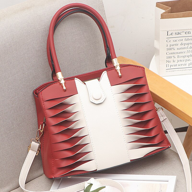 Mode Voor Luxe Handtassen Dames Patchwork Tassen C... – Grandado