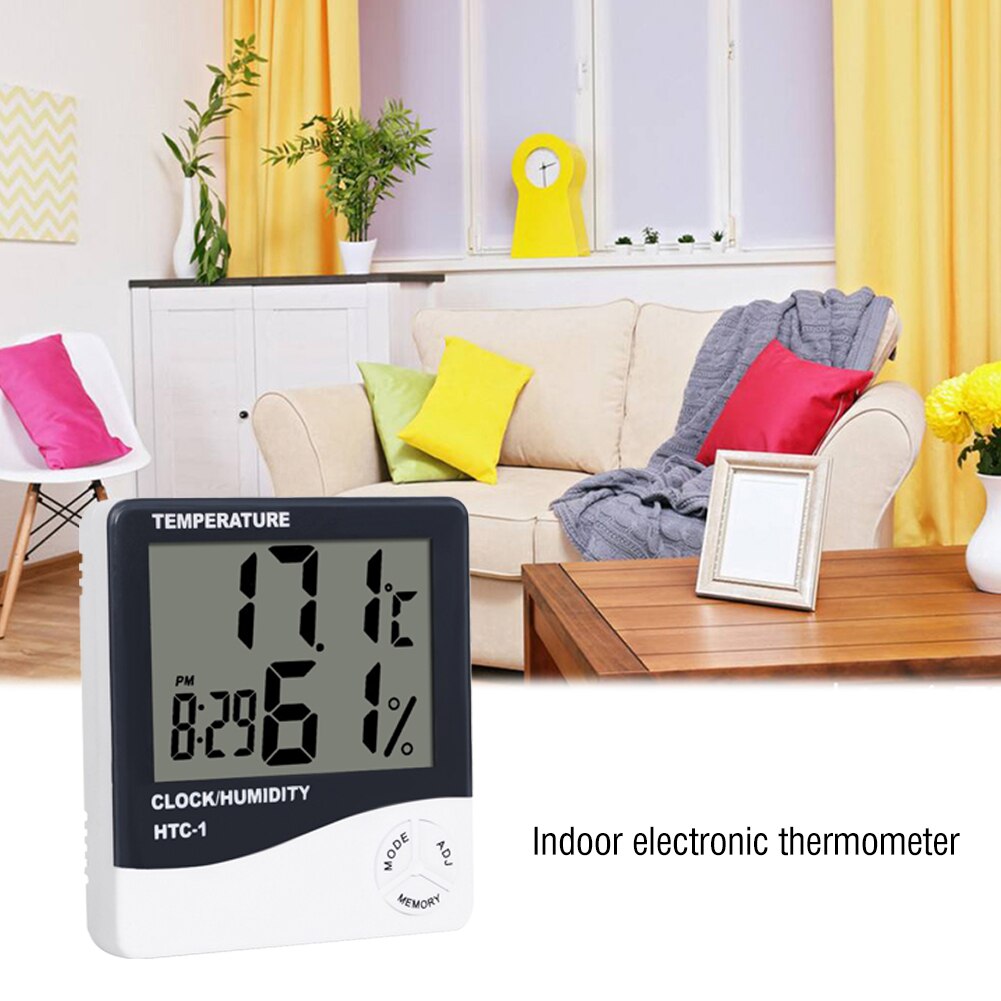 LCD Electronic Digital Temperature Humidity Meter ... – Grandado