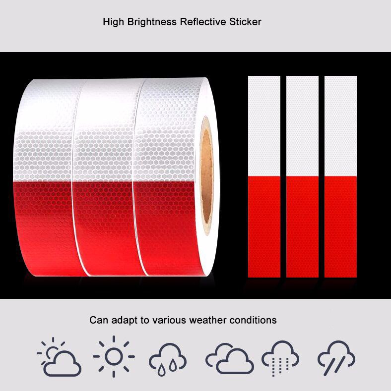 5CM * 45M Reflecterende Tape Reflecterende Sticker... – Vicedeal