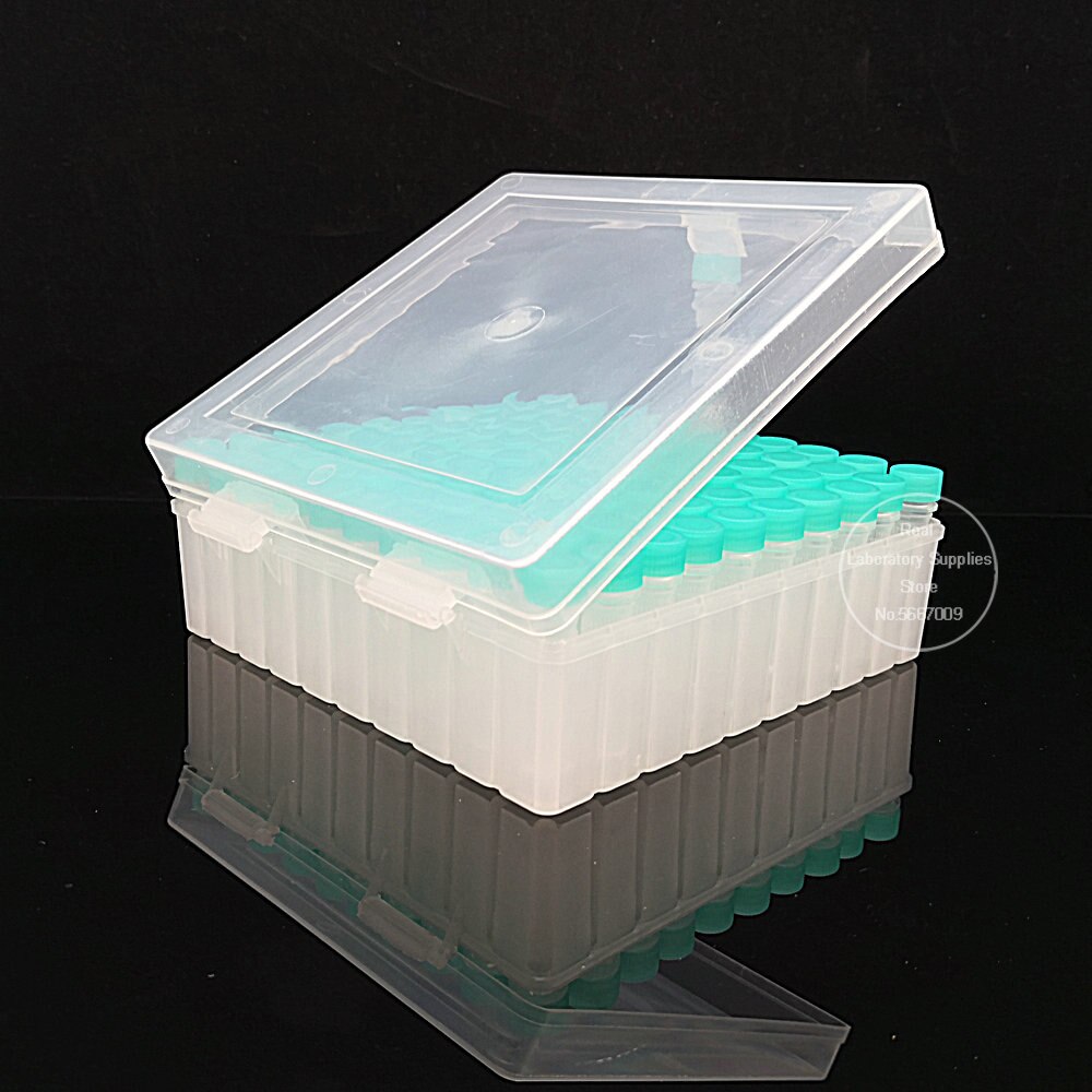 100pieces plastic 1.5ml freezing tube + one piece ... – Vicedeal
