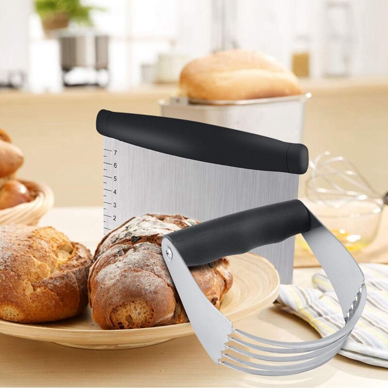Dough Blender Stainless Steel Pastry Cutter Set, P... – Grandado