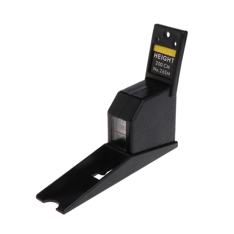 Stadiómetro negro de 200cm, medidor de altura mont... – Grandado