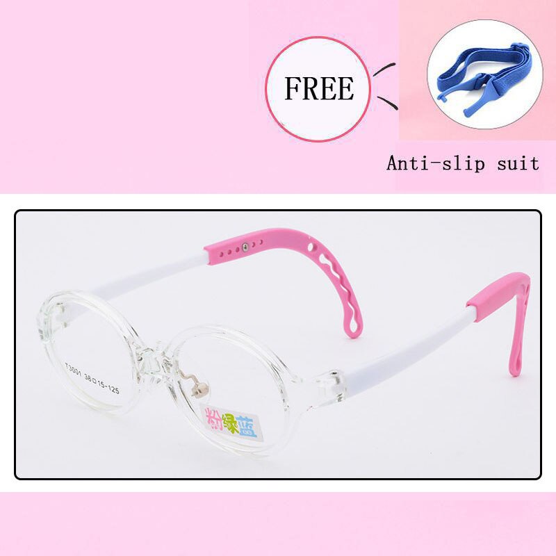 Children Girl Boy Elastic Glasses Leg Myopia Eyegl... – Grandado