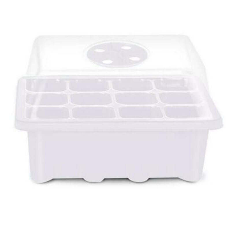 12 Gaten Plastic Kwekerij Potten Planten Ontkiemen... – Vicedeal