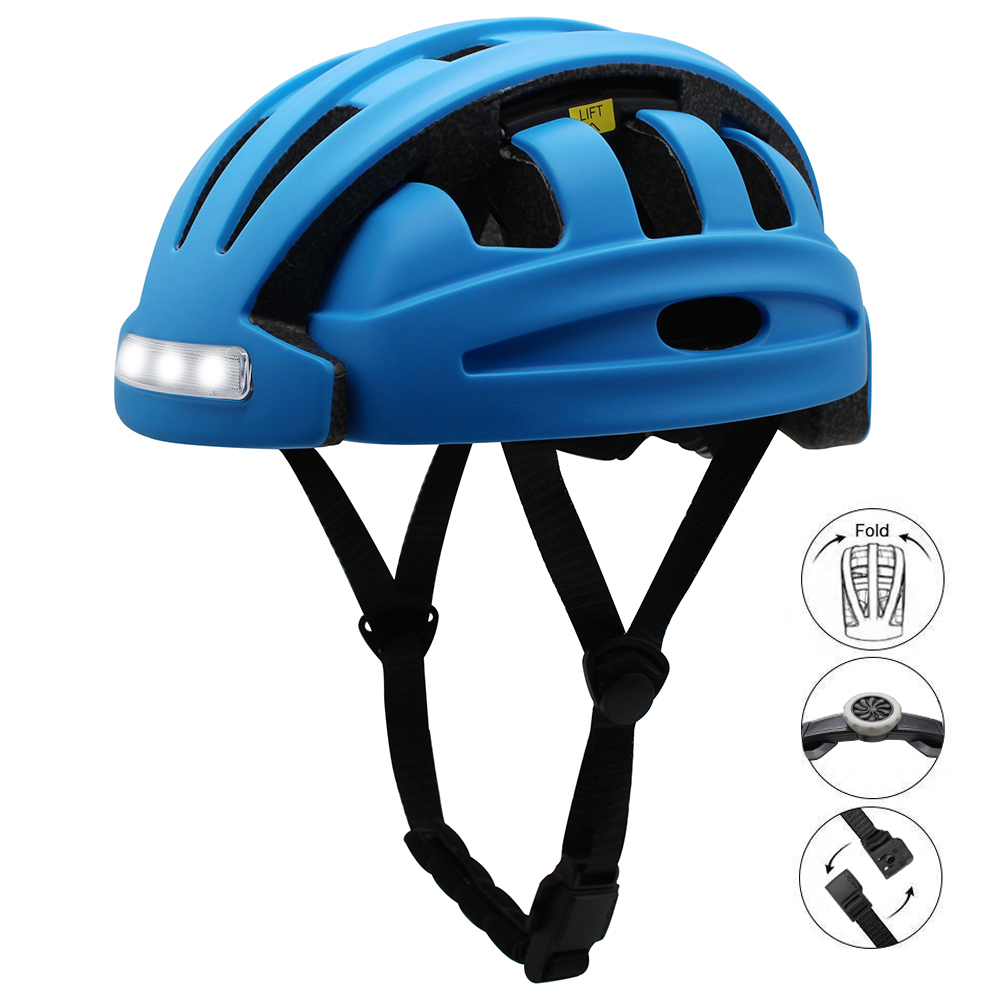 LED Portable Riding City Helmet Folding Cycling MT... – Grandado