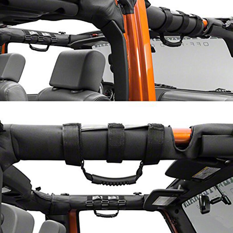 2 PCS Roll Bar Grab Handles for Jeep Wrangler JK T... – Vicedeal