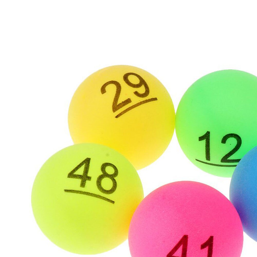 50pcs Colorful Number Table Tennis Ball Ping Pong ... – Grandado