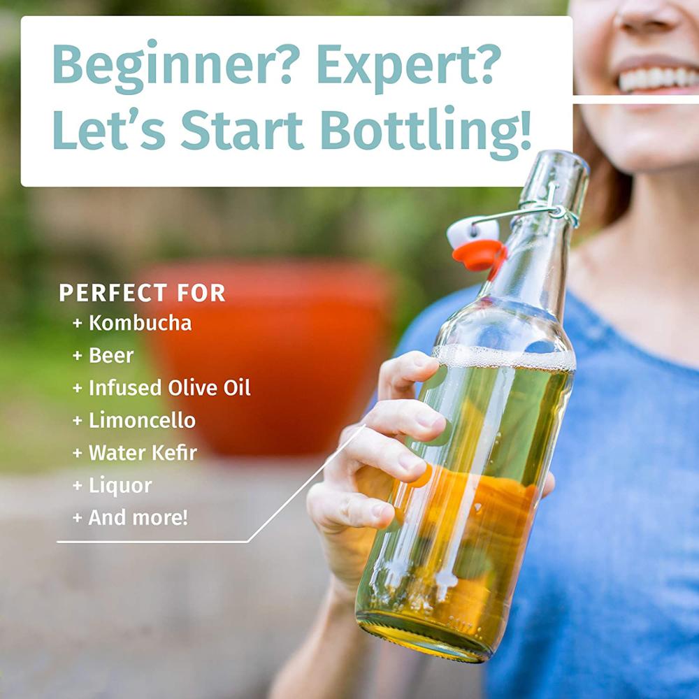 Glass Swing Top Beer Bottles Grolsch Bottles, with... – Grandado