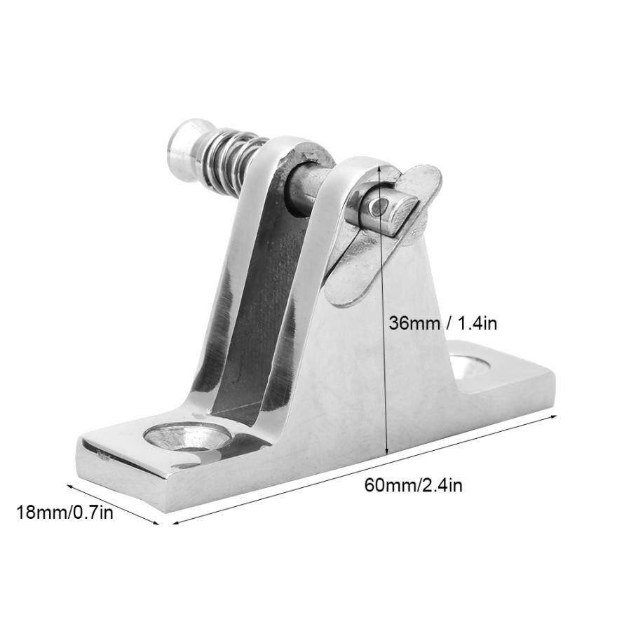 60 x 18mm Boat Deck Hinge Mount Fitting Stainless ... – Vicedeal