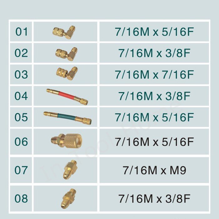 Automotive Air Conditioning Adapter CT-138 Multi P... – Vicedeal