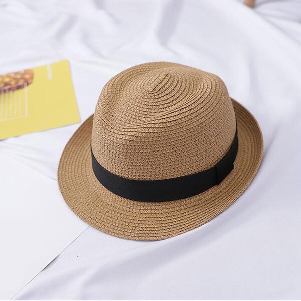 Kaki Vrouwelijke Strohoed Mannen Panama Caps Zomer... – Grandado