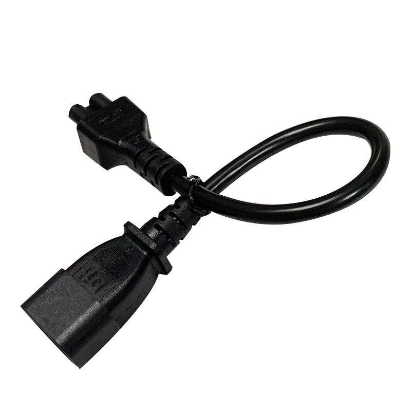 0.3M 3*0.75mm Square C14-C5 IEC320 C14 Male Plug T... – Grandado